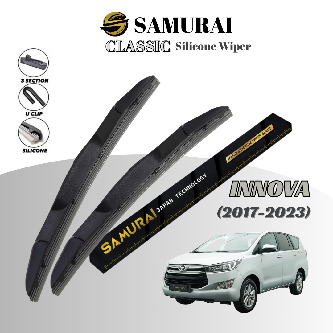 SAMURAI CLASSIC [Toyota Innova 2017-2023] Car Wiper Blade – Samurai ...